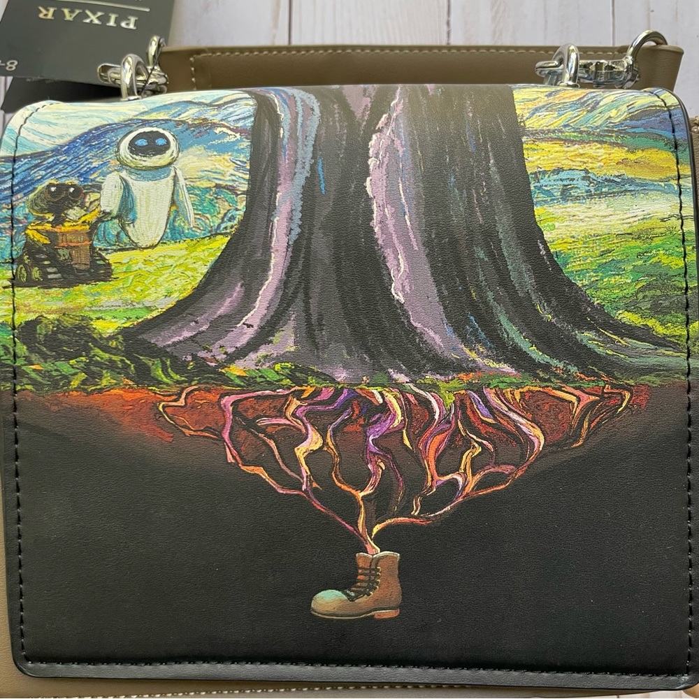 Loungefly Disney Pixar Wall-E & Eve Tree Handbag - Bo… - Gem